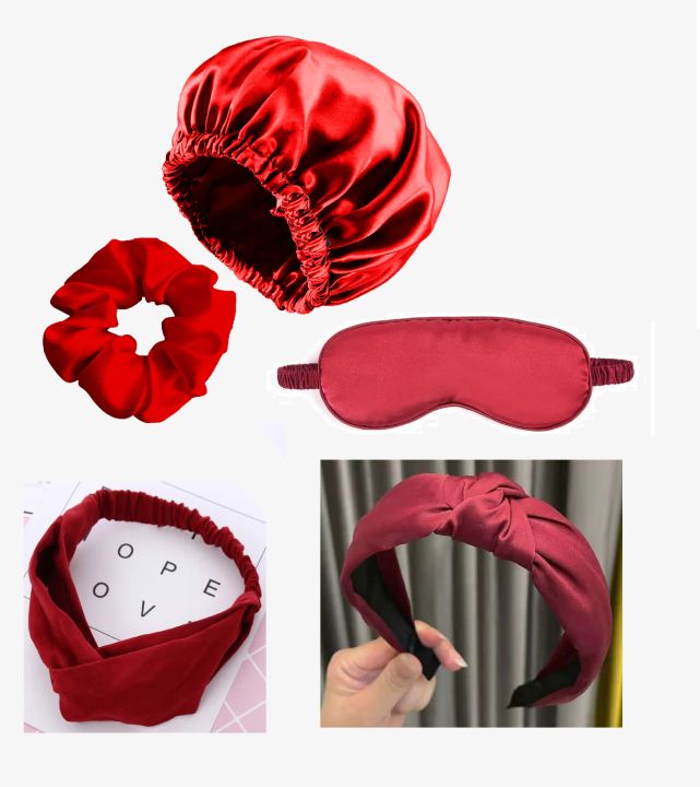 Pack of 05 - Silk Sleep Eye Patch Blindfold Sleeping Eye Mask Travel ...