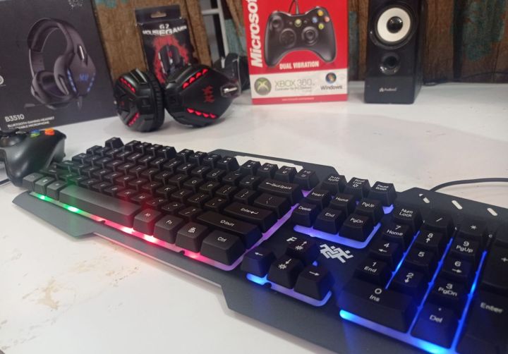 PPK 109 RGB Gaming Keyboard | Multicolor LED Backlit Metal Keyboard ...