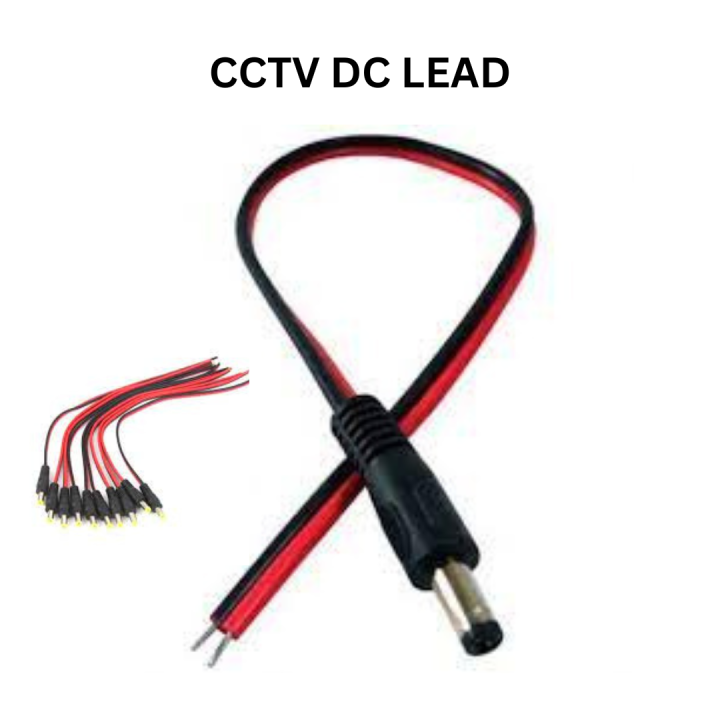 DC Power Lead for CCTV Camera | CCTV Camera Connector for Power Supply ...