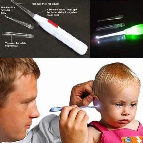 Ear wax Remover with LED Flashlight Ear pick for Ear wax remover and ...