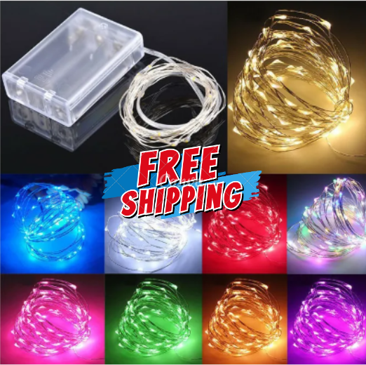 Battery Operated Fairy Lights- Chilli Milli LED Fairy Lights for Room ...