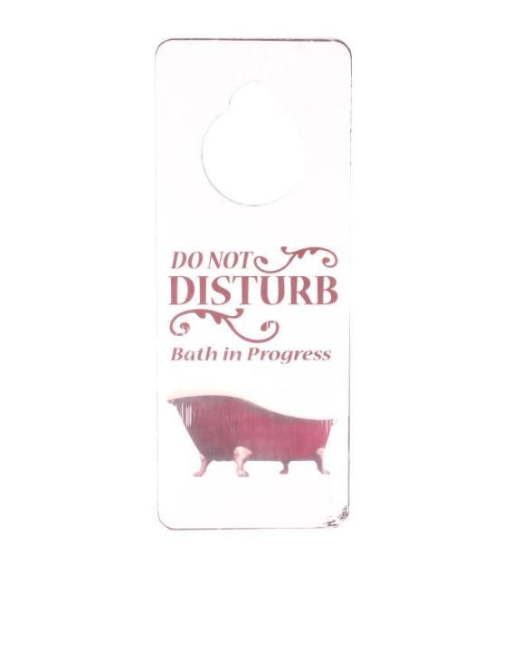 Door Plaques Do Not Disturb Bathroom 80-2 | Daraz.pk