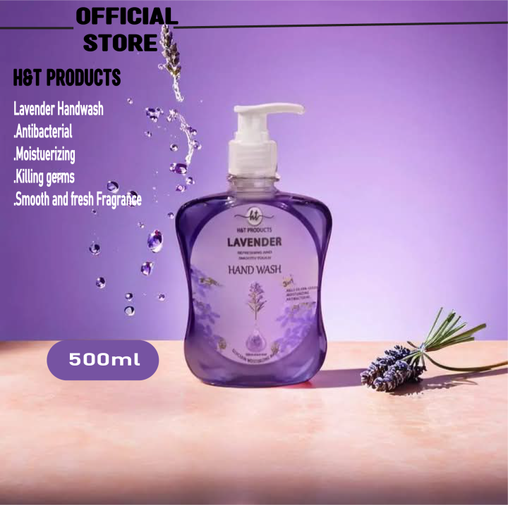 H&T Handwash Lavender antibacterial,Moisturizing,germs killer-500ml ...