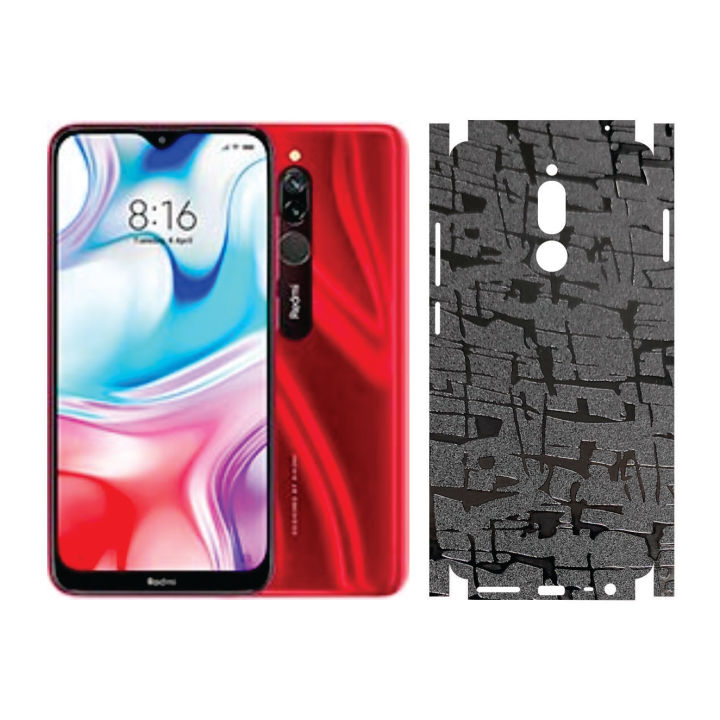 Xiaomi Redmi 8 Back Paper 360 China Black Sheet Anti-stain Full ...