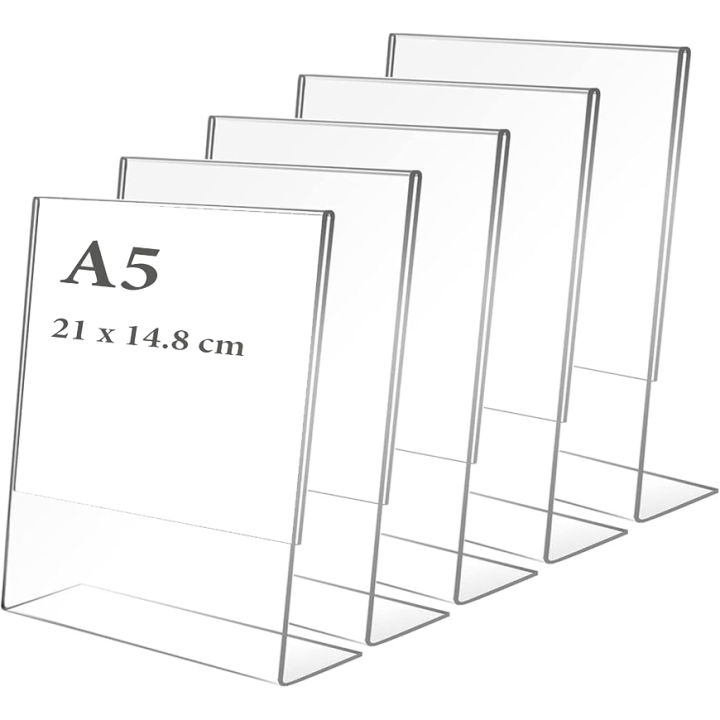 A5/A4 display stand Brochure flyer holder A5/A4 Acrylic Leaflet ...