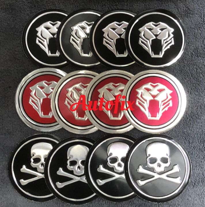 Car wheel center cap STICKERS Racing Series 2.2 Inches Various Colors ...