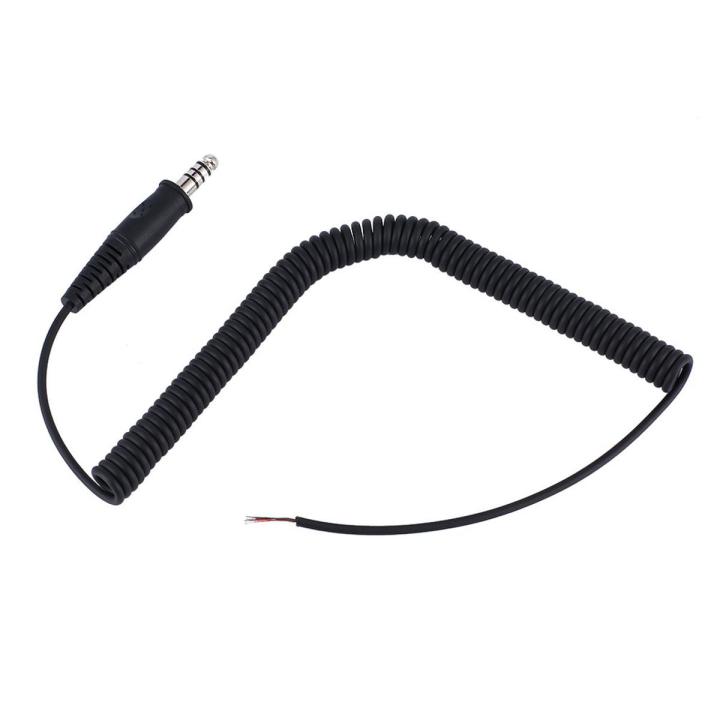 Helicopter Headset Replacement Cable With U-174 / U Military Connector ...