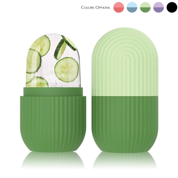 Silicon Ice Roller with Shell Design – Beauty Ice Cube Roller Massager ...