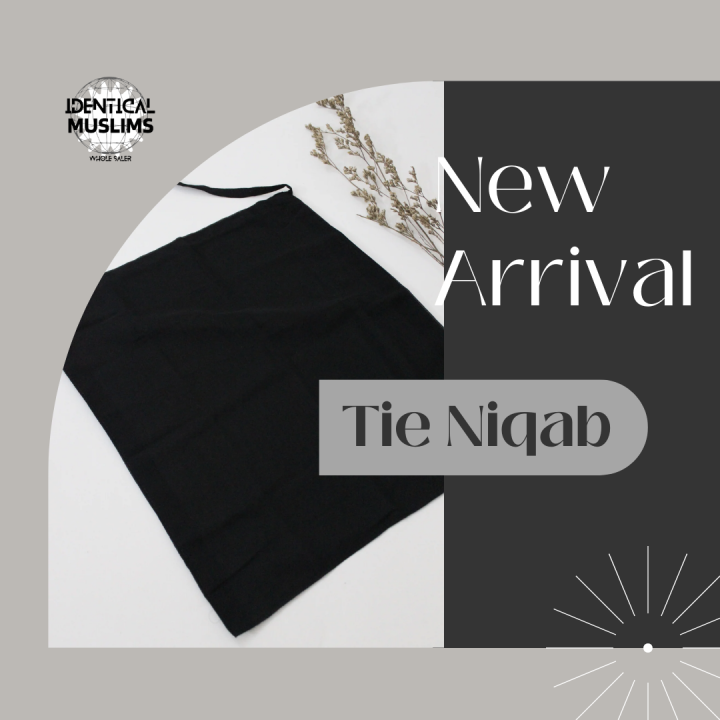 Islamic Tie Niqab for Women – Stylish & Comfortable Chiffon Face Veil ...