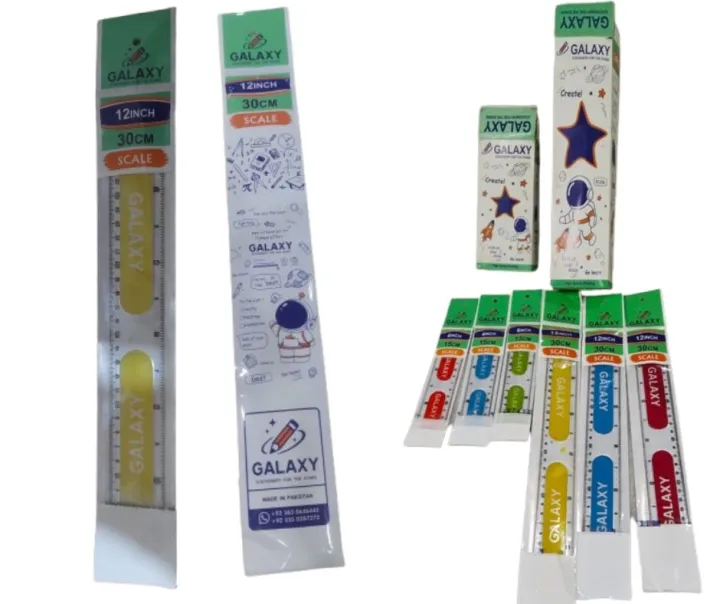 12 Pcs Box Premium Ruler Scale – Durable, Accurate & Easy-to-Read ...