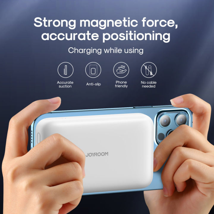 Joyroom JR-W020 Magnetic Wireless Power Bank in Black – 10000mAh ...
