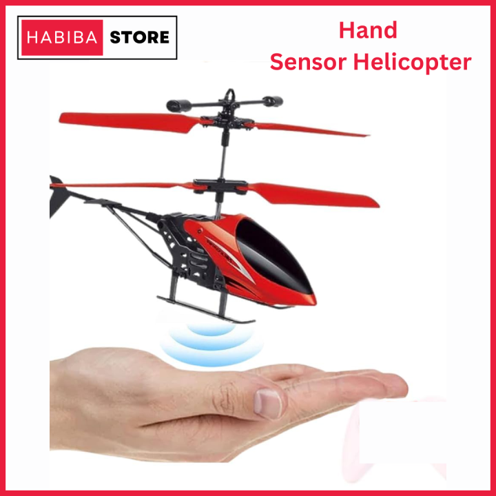 Dynamic Motion Sensing Helicopter Toy - 2 in 1 Hand Sensor & Remote ...