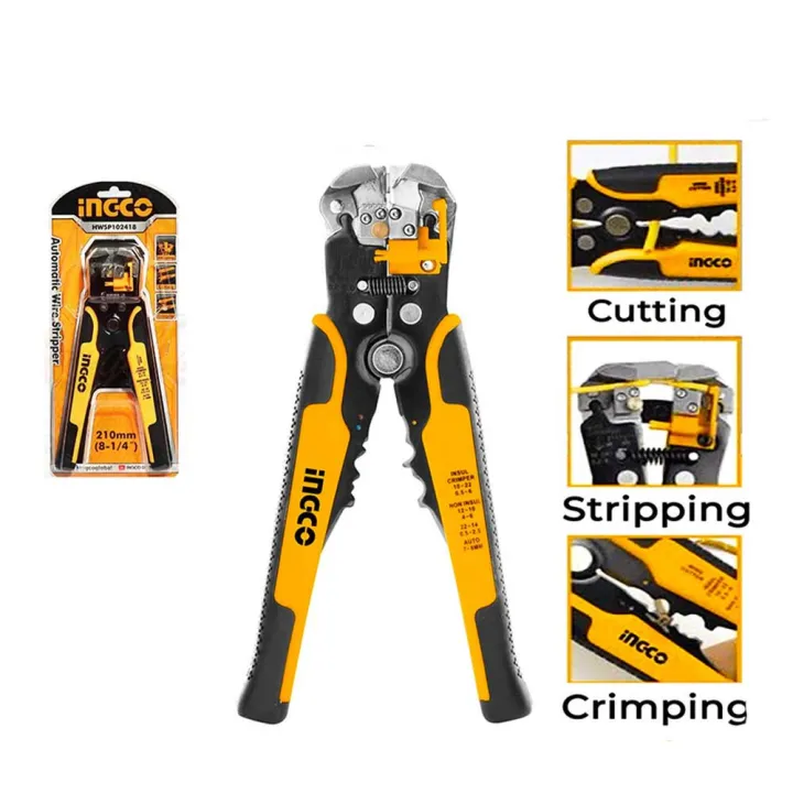 INGCO Automatic Wire Stripper 3 in 1 Multi-Function | Daraz.pk