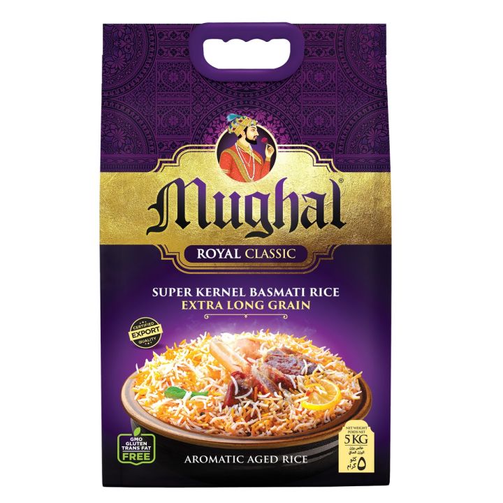 MUGHAL ROYAL CLASSIC (Super Kernel Basmati Rice) 5 KG | Daraz.pk