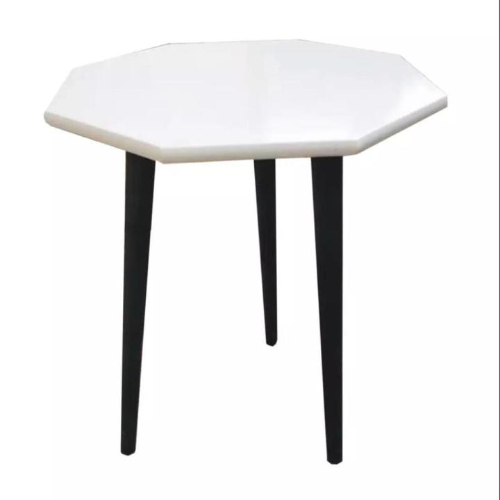 16 inch Top Octagon Shape Side Table , Coffe Table ( White , Brown ...