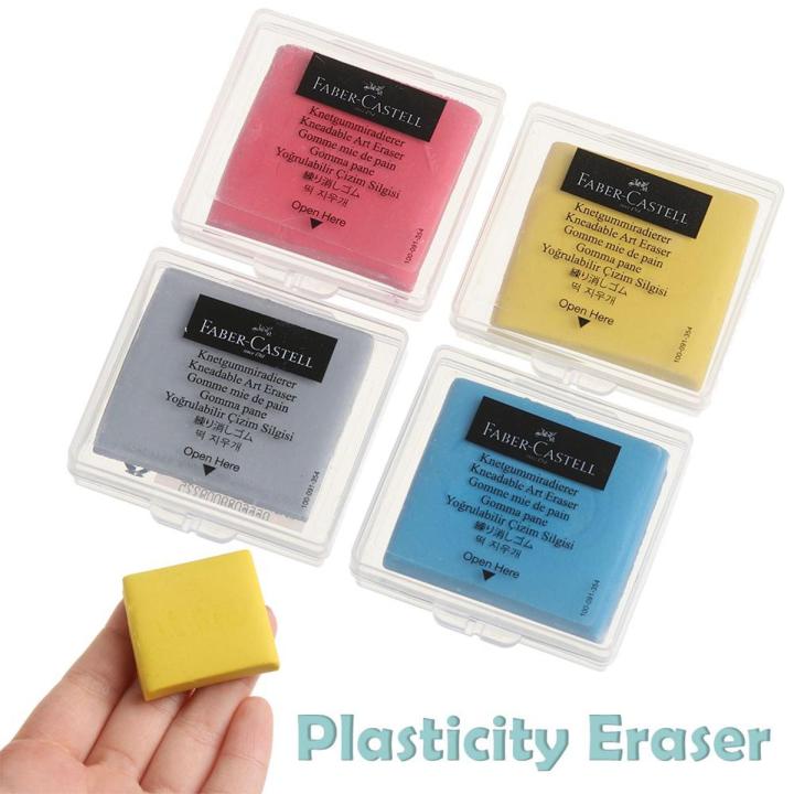 Faber-Castell Plasticity Rubber Soft Eraser Wipe highlighter Kneaded ...