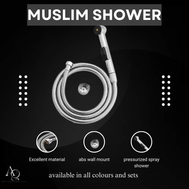 High-Quality ABS Muslim Shower with 1-Meter Long Pipe , toilet shower ...