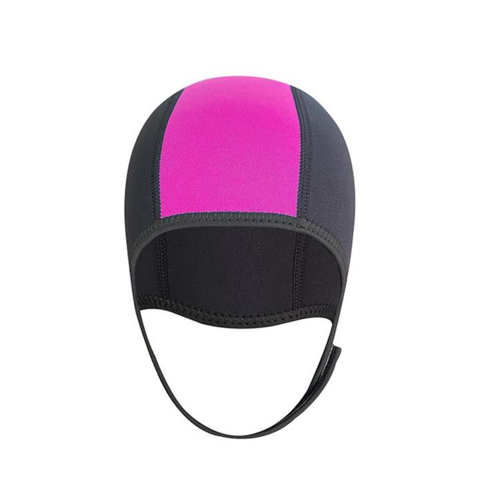 Thermal Swimming Cap Thermal Wetsuit Hood Cap Swim Caps with Chin ...