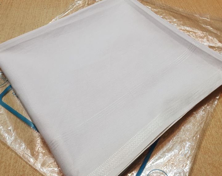 Gents Romal White Pure Cotton 56''×56'' Self Jacquard Design | Arabic ...