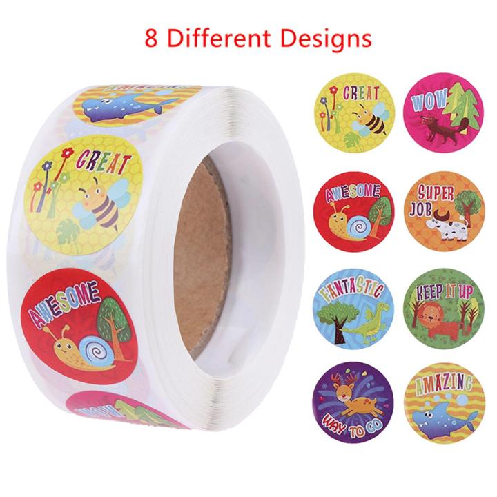 500pcs/roll Reward Stickers for Teachers students for Kids Motivational ...