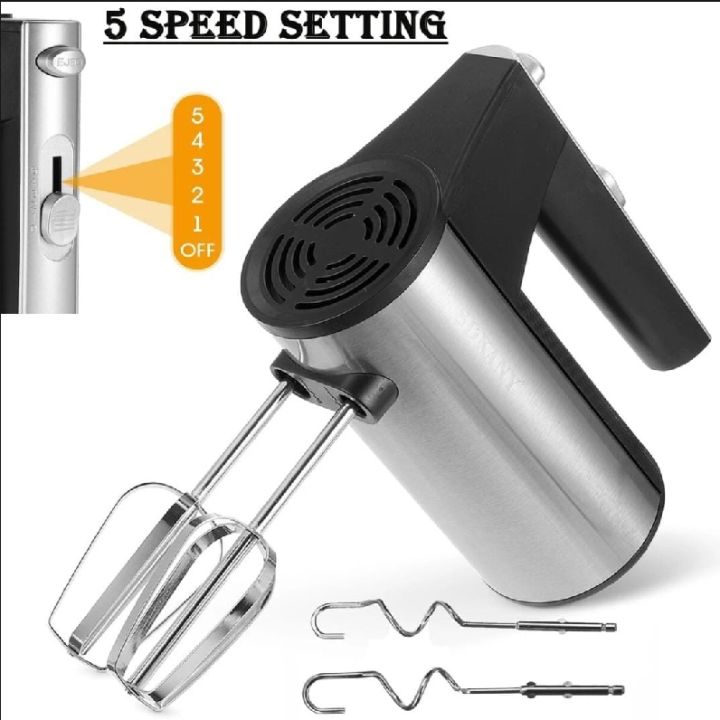 Electric Hand Mixer Cake Egg Beater, Cream Blender Whisker Machine ...