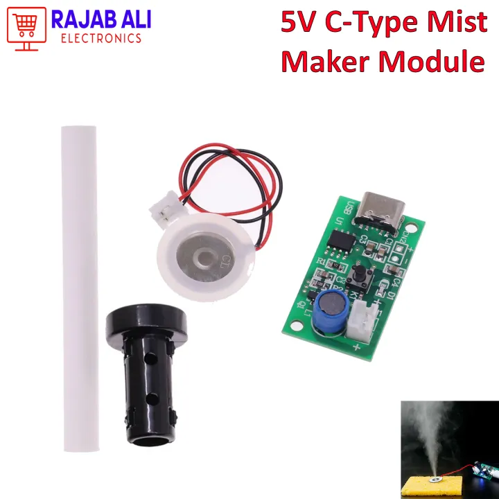 5V C-Type Mini Humidifier DIY Kits Mist Maker and Driver Circuit Board ...