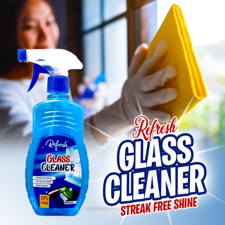 Refresh Glass Cleaner Spray 550 ml - Multi Purpose Use | Daraz.pk
