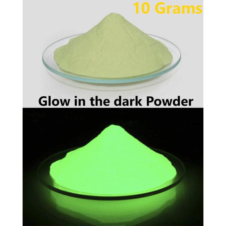 Glow in the Dark Green Pigment Powder (10 Grams) for Epoxy Resin Paint ...