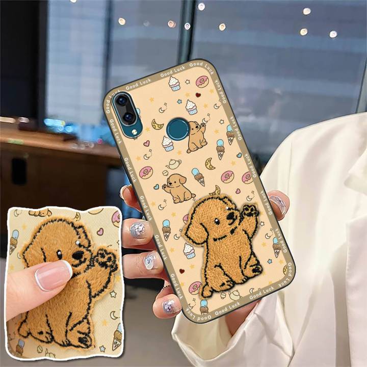 Soft case Cute Phone Case For Cubot R19 Back Cover TPU Embroidery three ...