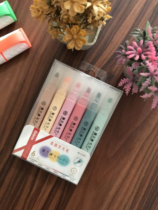 5 Color Highlighter Set Pack | Vibrant and Smooth for School, Work, and ...