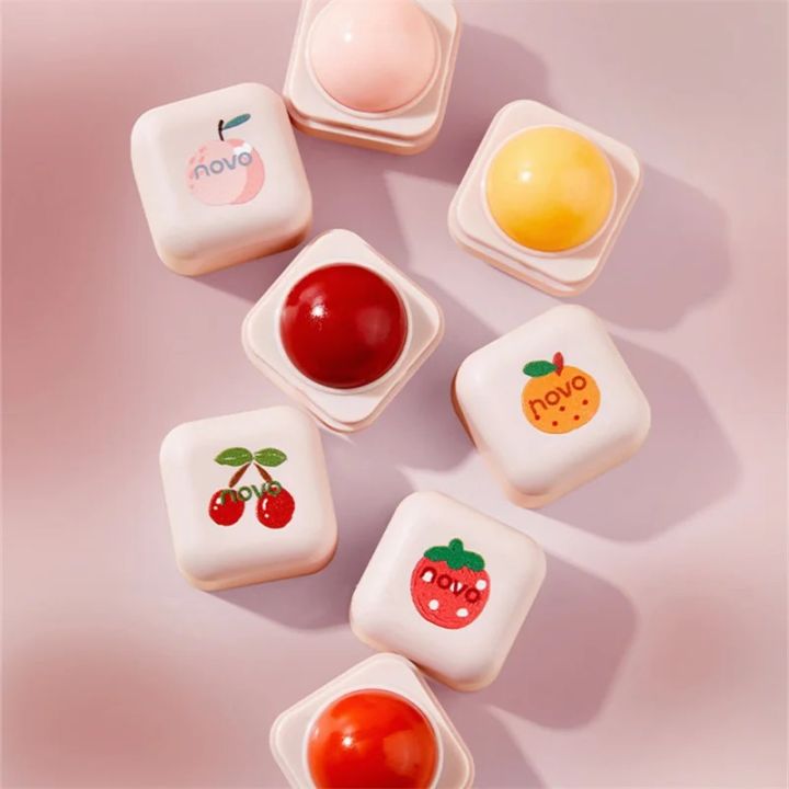 Mini Pudding Change Lip Balm Lasting Nutritious Lipstick Peach Lip Care ...