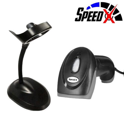 Speed-X 8500 2D Wire Cmos Handheld Barcode Scanner (Scanner with Plug ...