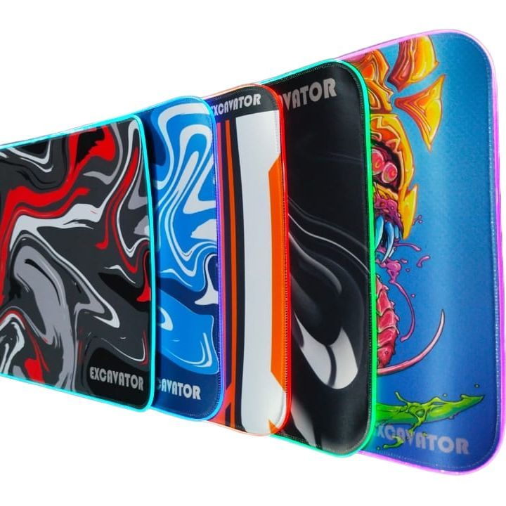 USB RGB Colour LED Lighting Gaming Mouse Pad Computer Laptop Notebook ...