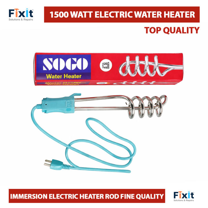 Electric Rod 1500 Watt Electric Water Heater, Immersion Electric Heater ...