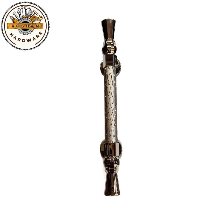 Fancy Silver-White Door Handle with Screws| Heavy Duty 14 inch Gate ...