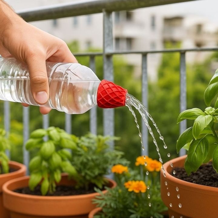 Threaded Cap 360-degree rotatable Plastic Bottle Cap Sprinkler Plastic ...