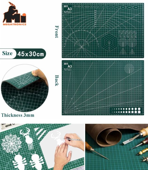 DIY A3 Cutting Mat Rubber Stamp Sculpture Mat 300mm x 450mm assistant ...