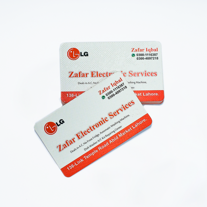 UV Visiting Cards Round Edges Printed | Daraz.pk