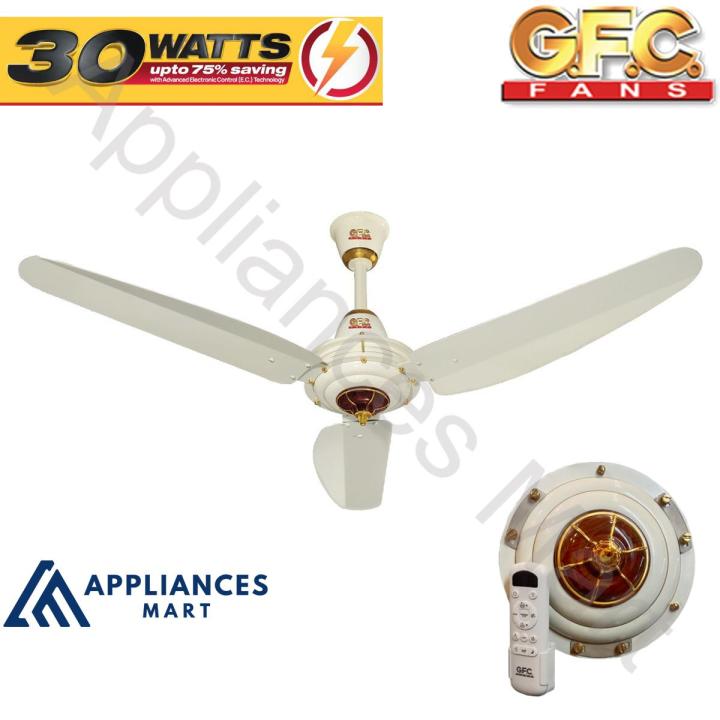 GFC 30 Watts Inverter Ceiling Fan Saphire Model 56 Inch | Daraz.pk