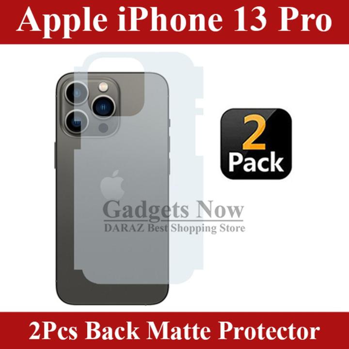 Apple iPhone 13 Pro Matte Protection Soft Skin Sheet Soft Film Back ...