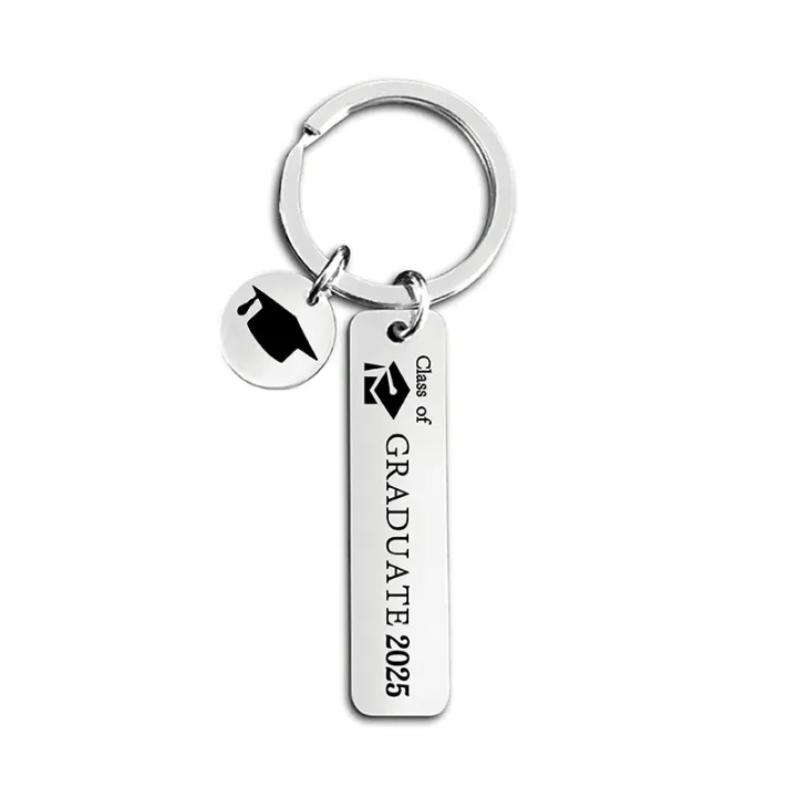 2025 Graduation Season Keychain Cute Doctoral Hat Keychain ...