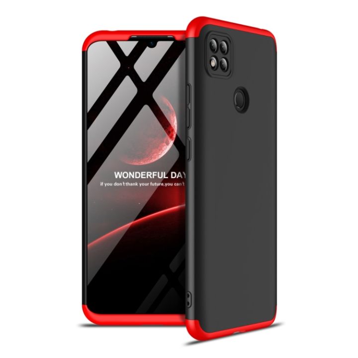 Redmi 9C GKK 360 Degree Protection Back Cover Slim Shockproof Matte ...