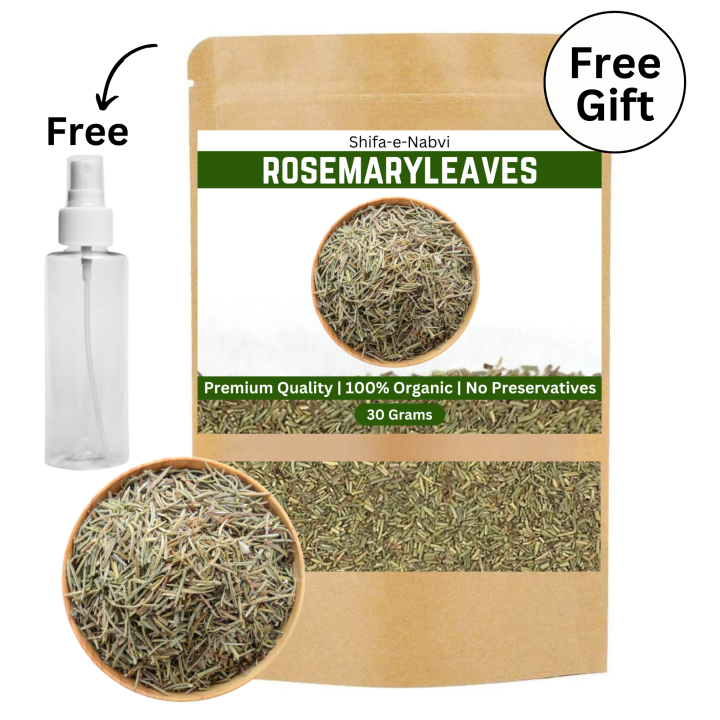 30 Grams Dry Rosemary Leaves with Free Spray Bottle | Ideal for Strong ...
