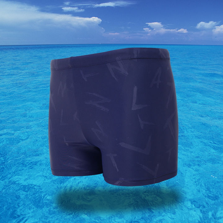 Cross-Border Delivery New Water-Proof Boxer Swimming Trunks / Men's ...