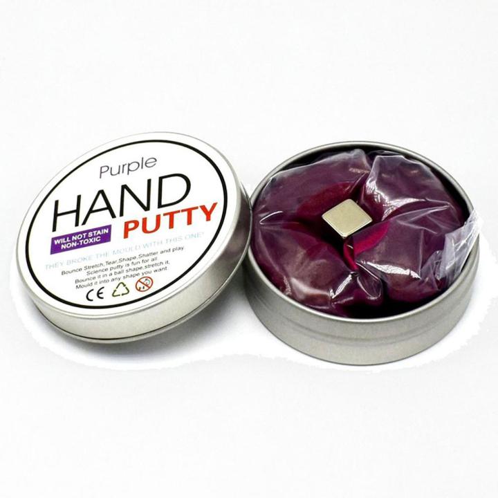 Purple Hand Modeling Clay Putty Slime Play Dough Magnetic Plasticine ...