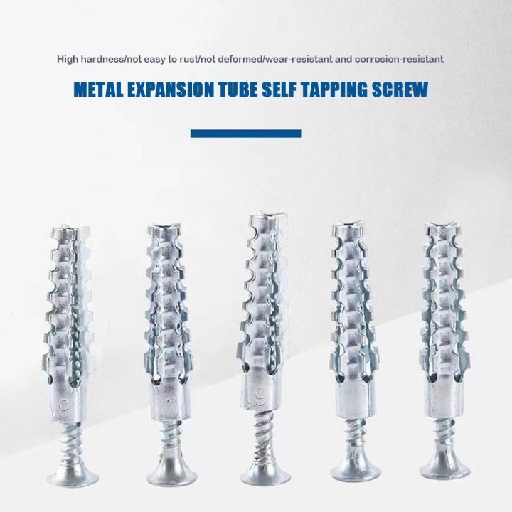 New Solid Metal Expansion Tube Thorny Serrated Self Tapping Screw ...