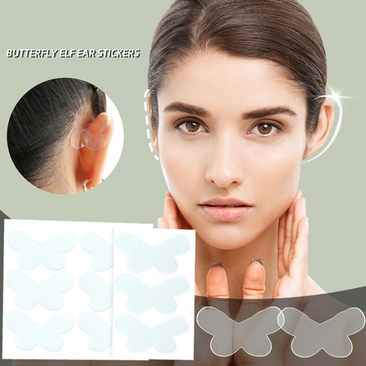 Butterfly Shape Cosmetic Ear Corrector Elf Ear Stickers Ear Supporters ...