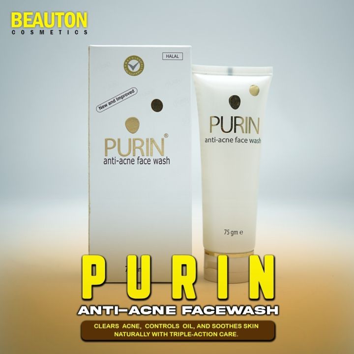 Purin Anti Acne Face Wash 75gm Purin Anti Acne Face Wash | Daraz.pk