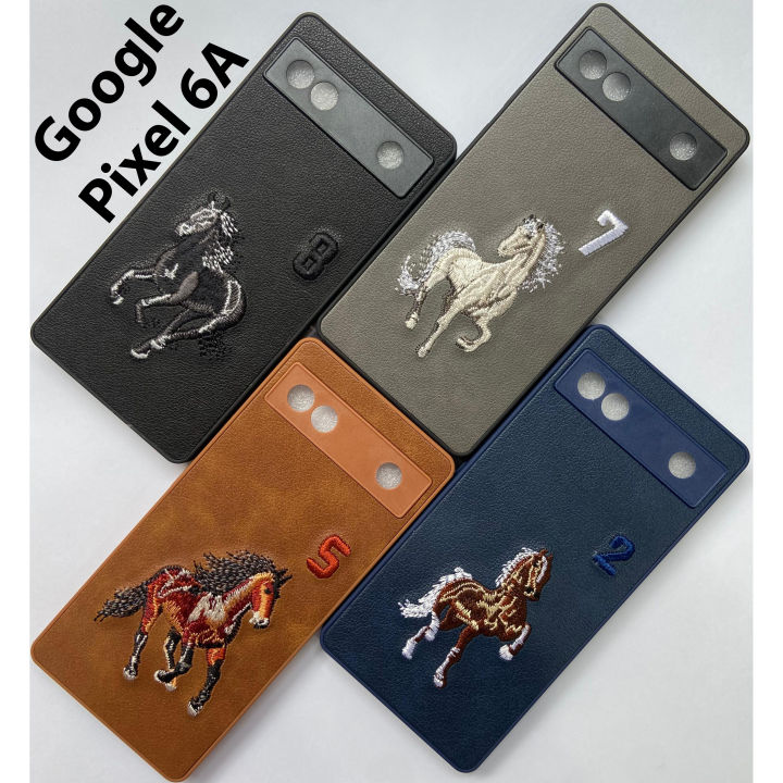Google Pixel 6A – Polo Embroidered Faux Leather Rexine Back Cover ...