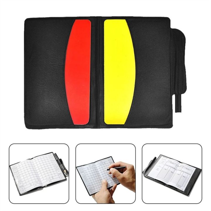 Football Equipment Red Card Soccer Referee Card Yellow Card Recording ...